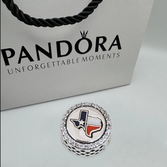 Pandora | Jewelry | Pandora Tesas Map Flag Charm Exclusive Travel Charm ...
